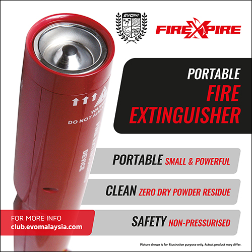 EvoClub | FireX Portable Fire Extinguisher